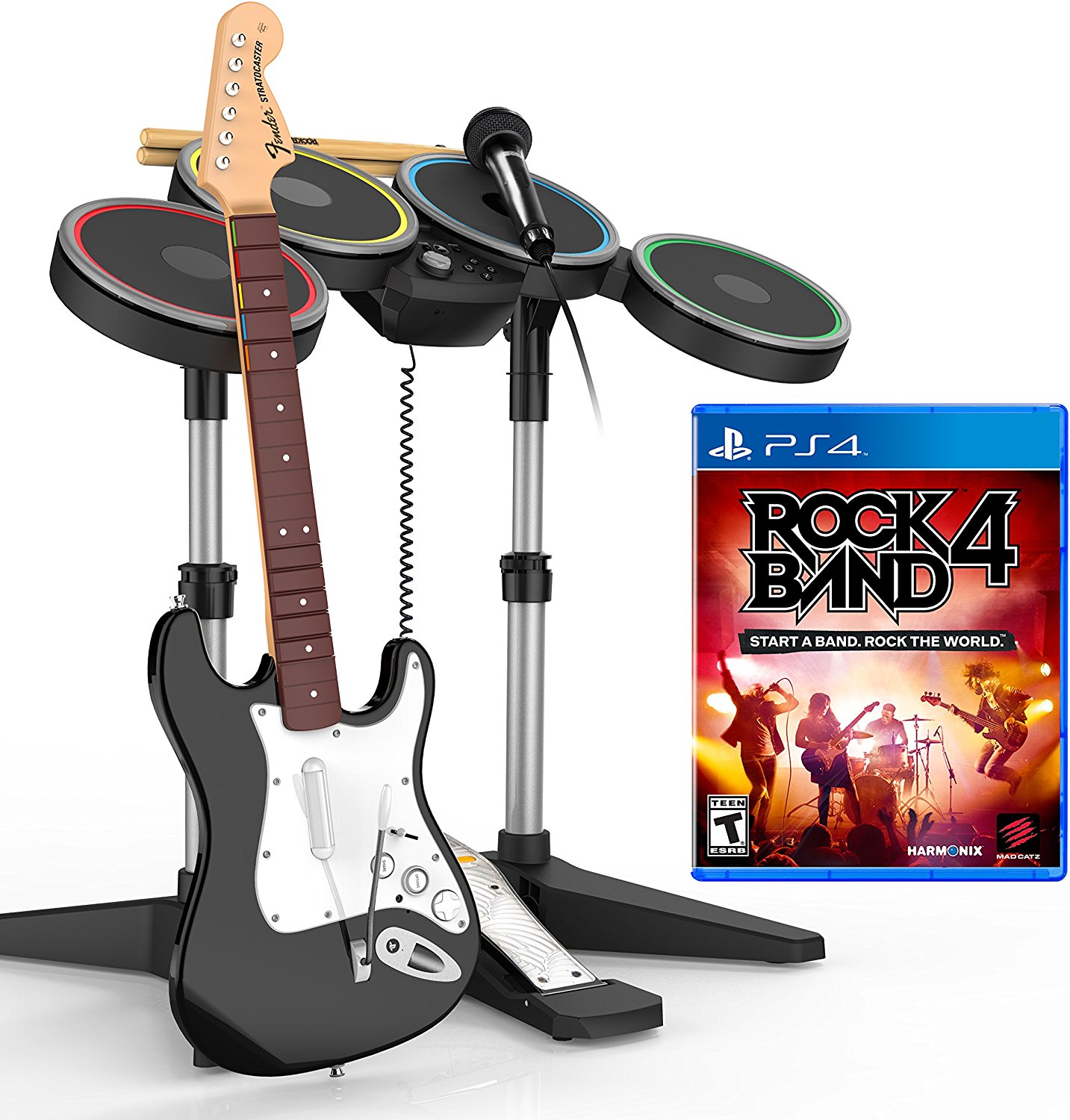 Гитара + Барабаны Rock Band 4 Band Kit Bundle (PS4) купить в Киеве ...