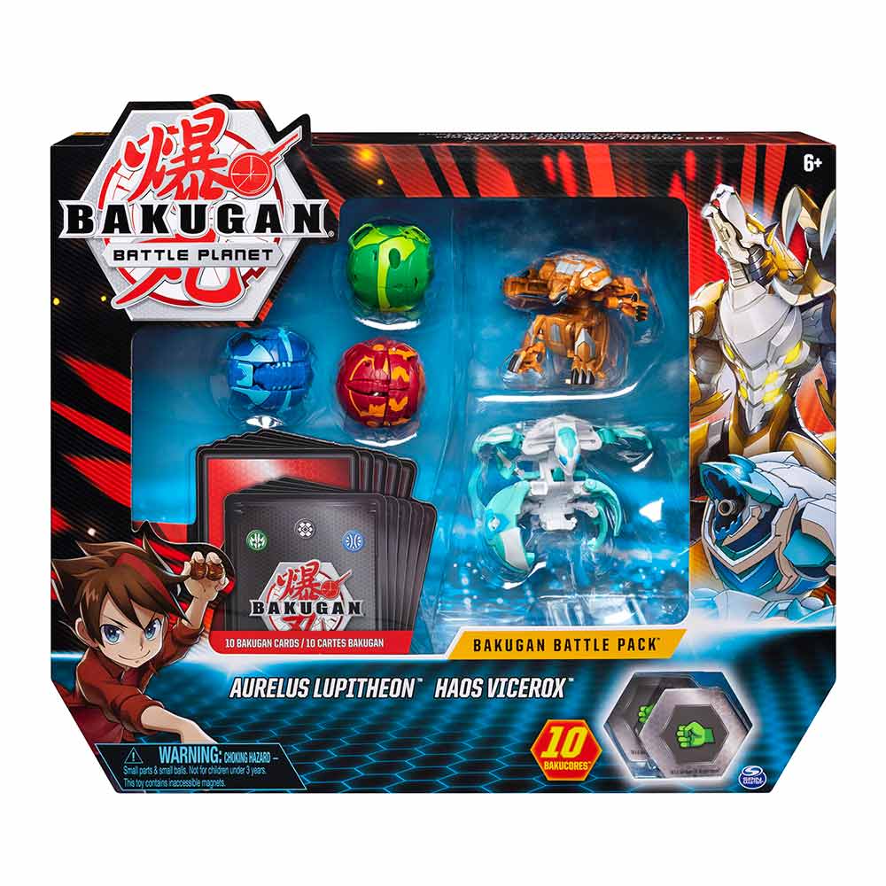 Бакуган Батл Пак Люпитреон и Вайсрокс [Bakugan Battle Pack 5-Pack Aquos ...