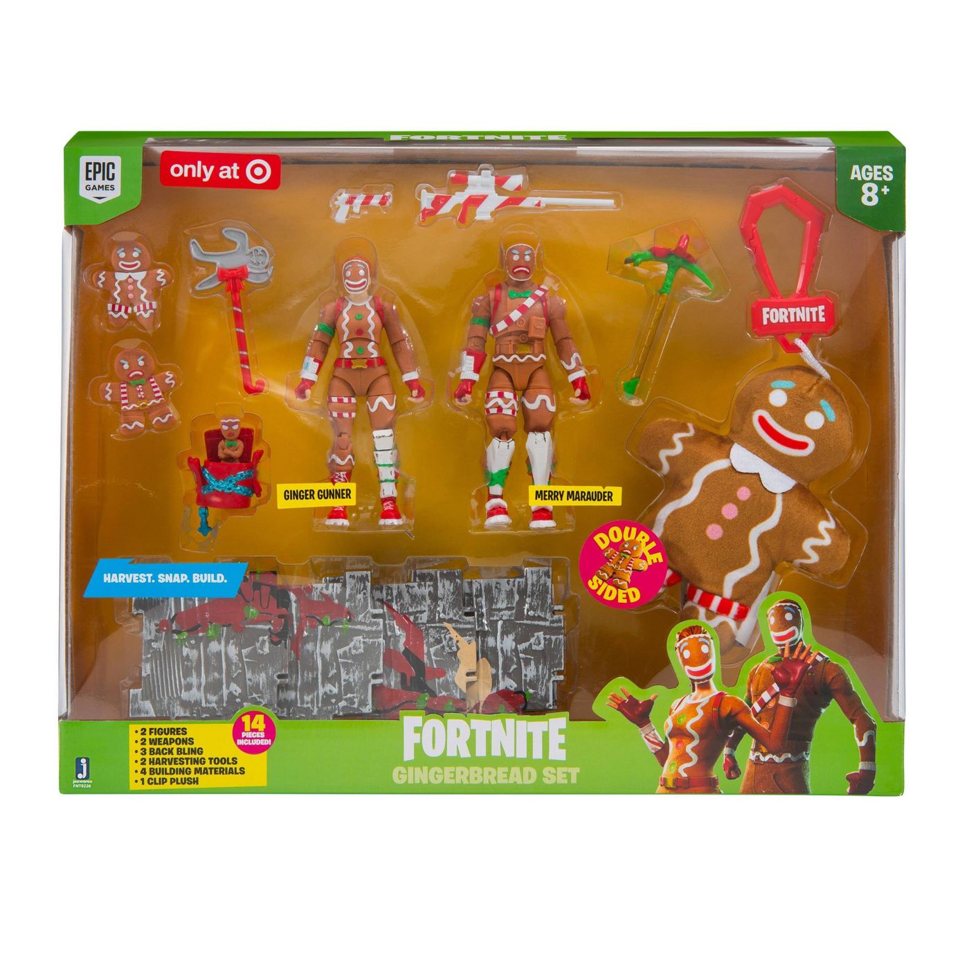 Набор из 2х фигурок Фортнайт - Имбирный пряник (Fortnite Gingerbread ...