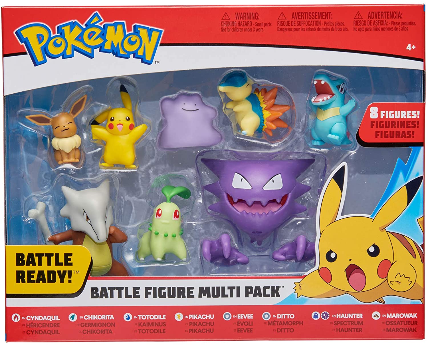 Набор Покемоны - Набор фигурок (Pokemon Battle Figure 8-Pack Cyndaquil ...