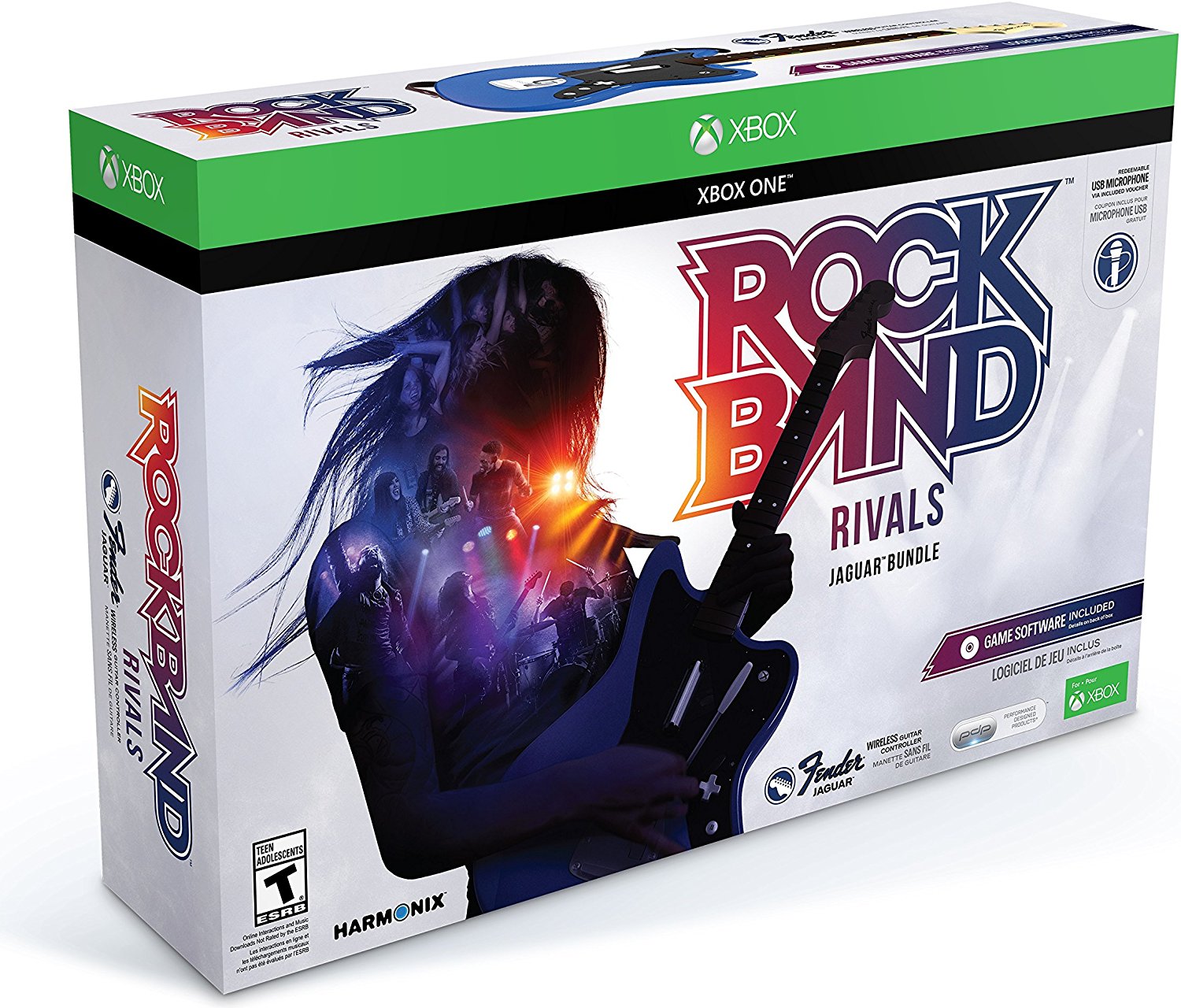 Купить Гитару Rock Band Rivals Wireless Fender Jaguar Bundle (Xbox One) в Киеве, Украина - Книгоград