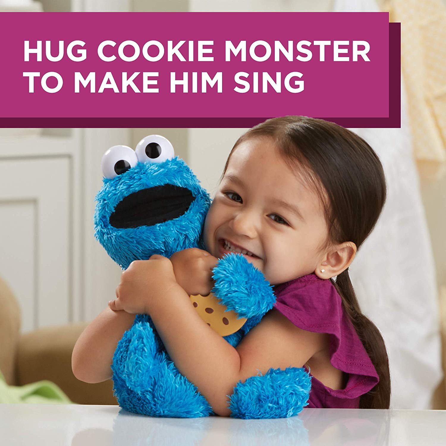 Улица Сезам - Коржик (Sesame Street Feed Me Cookie Monster Plush ...