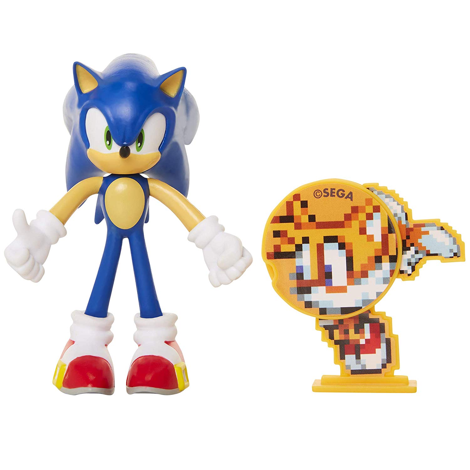 Фигурка Ёжик Соник (Sonic The Hedgehog Flexible Action Figure with ...