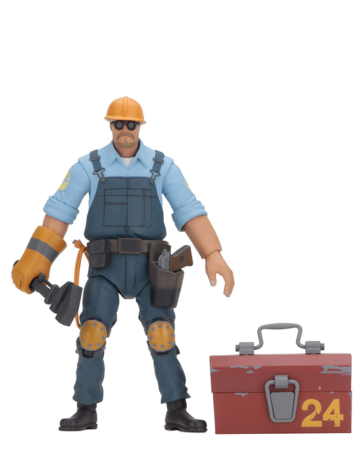 Фигурка Синий Инженер (Team Fortress 2 - Blue Engineer Action Figure ...