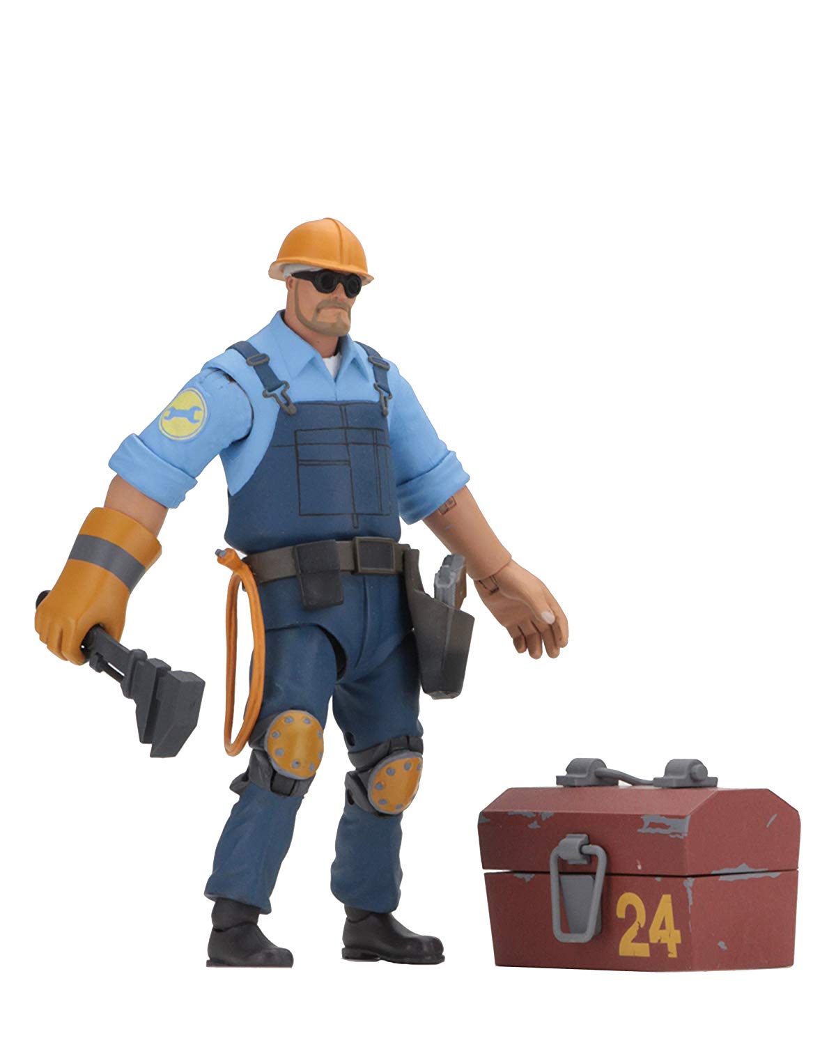 Фигурка Синий Инженер (Team Fortress 2 - Blue Engineer Action Figure ...
