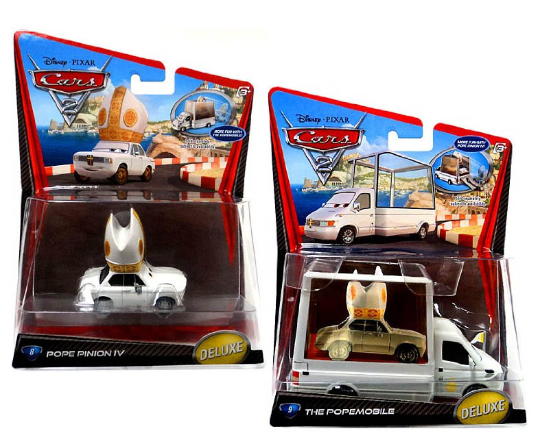 Тачки 2: Делюкс Папа Пинион IV + папамобиль (Cars 2: DELUXE Pope Pinion ...